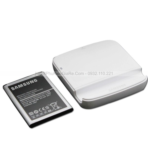 Samsung Galaxy Note 2 Extra Battery Kit (Combo pin và dock Note 2)